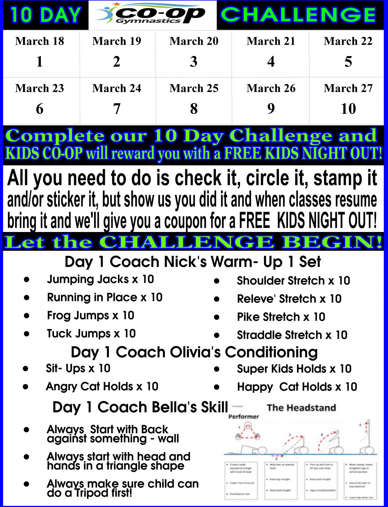 Events for May 2025 – Co-Op Gymnastics